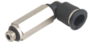 PLL-C, Compact Extended Male Elbow fitting, Pace Pneumatics specialized ...